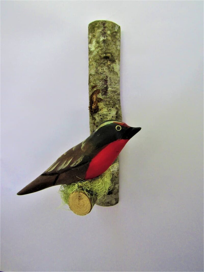 Aves de Chile: Loica (madera nativa) – Keu Ken Artesanias