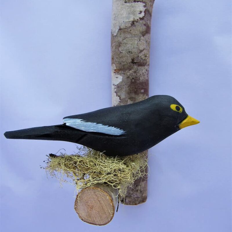 Aves de Chile: Siete Colores (madera nativa) – Keu Ken Artesanias